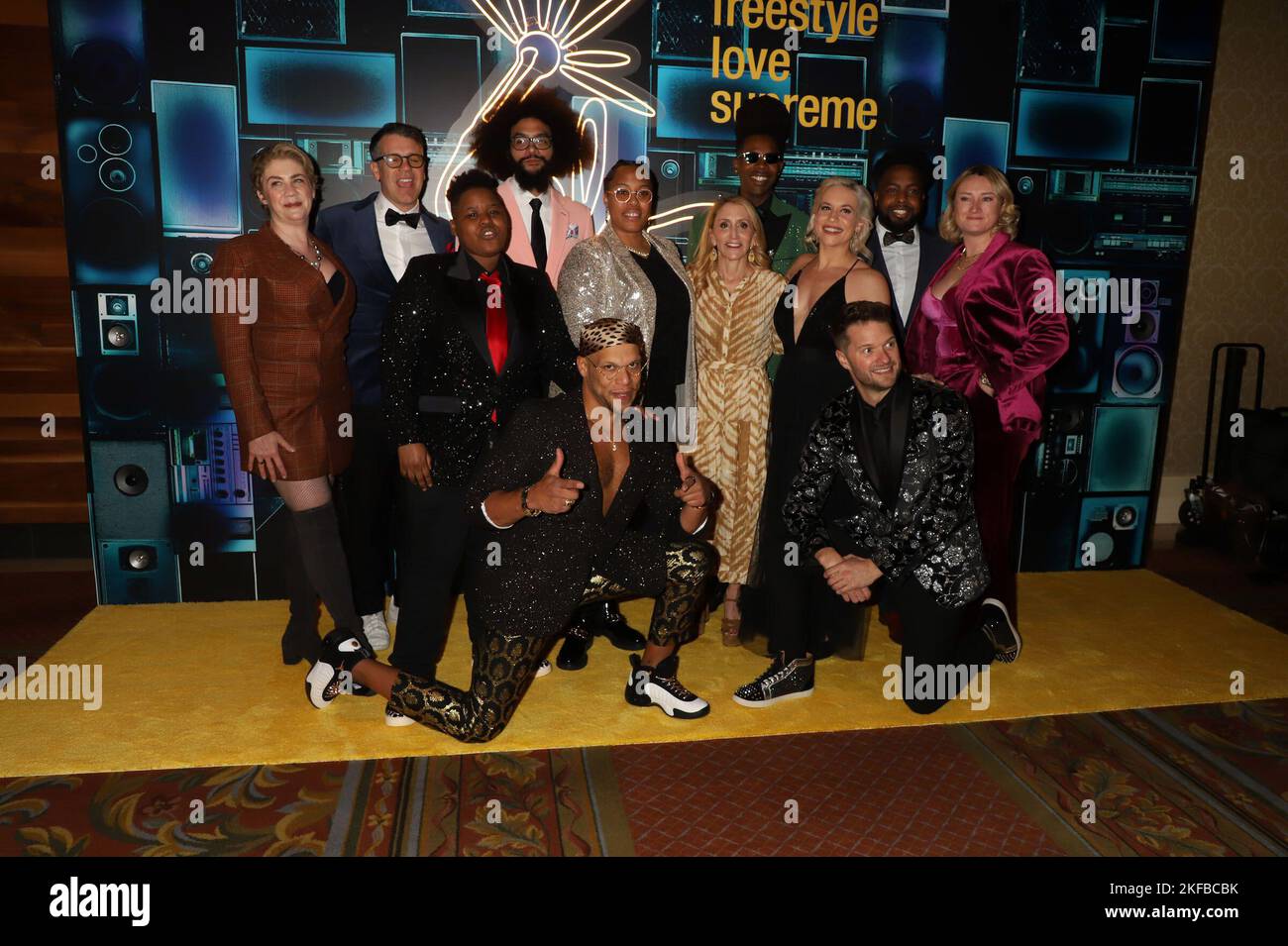 Las Vegas, Nv November 16, 2022, The cast of "Freestyle Love Supreme ...