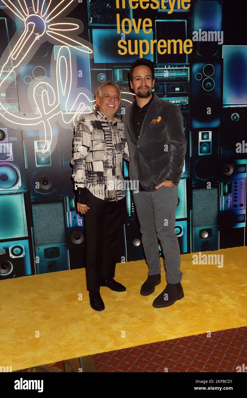 Las Vegas, Nv November 16, 2022, Lin-Manuel Miranda and his father Luis ...