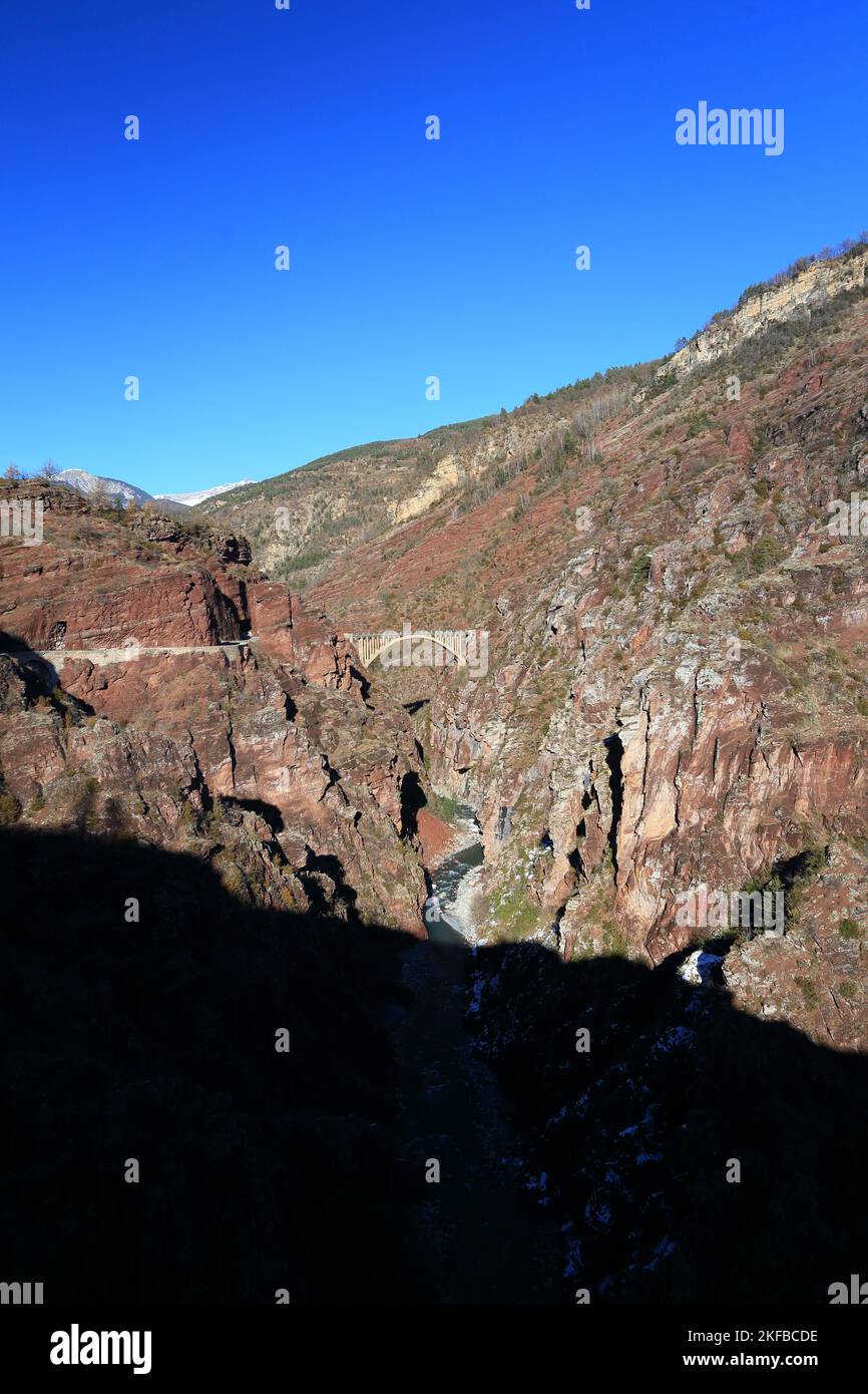 Gorges de Daluis, Alpes Maritimes, 06, Parc national du Mercantour ...