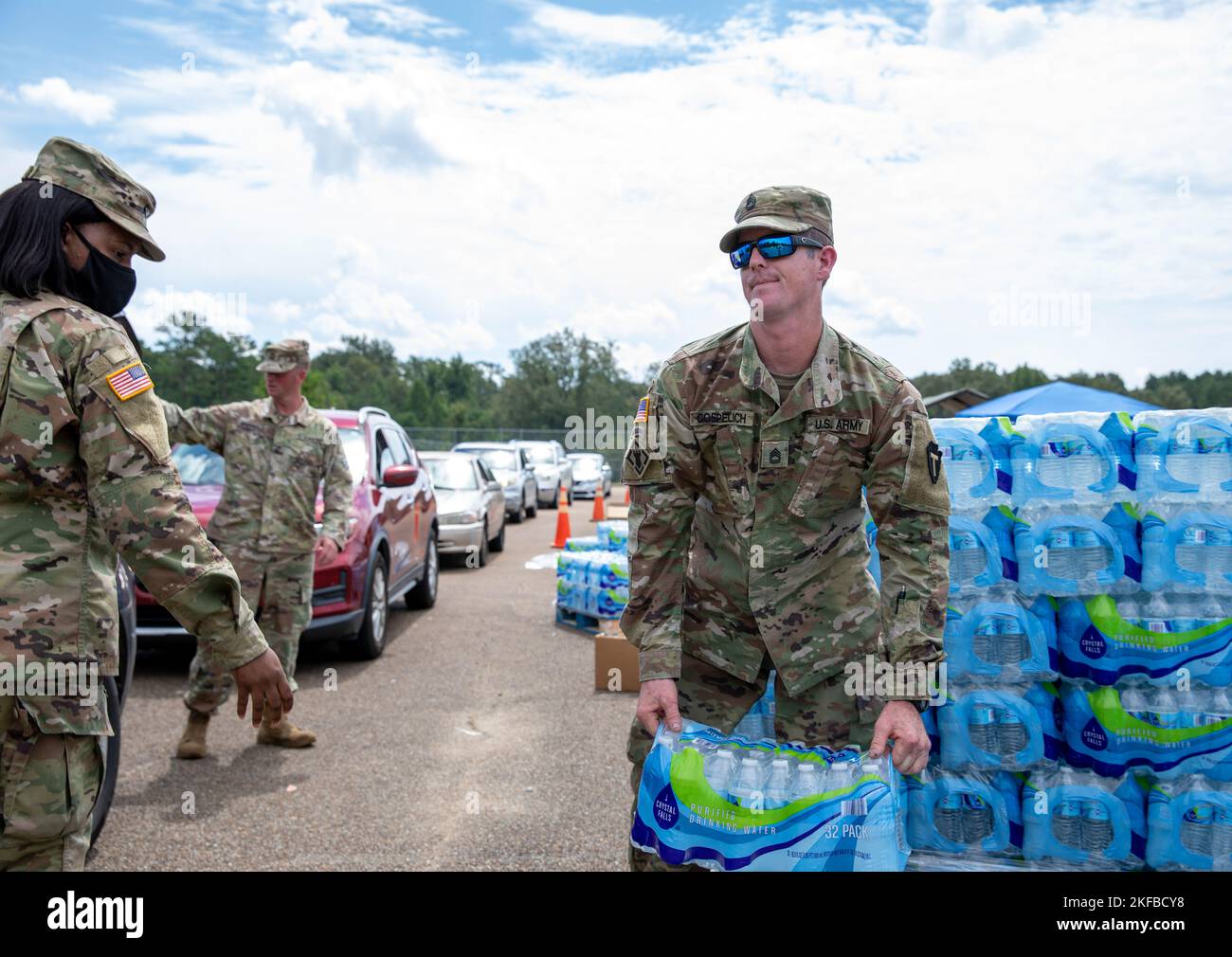 Soldiers with 66th Troop Command, Mississippi Army National Guard ...