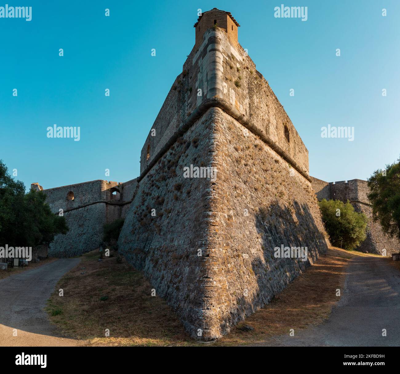 A low-angle view of ancient buildings on a sunny day Stock Photo - Alamy