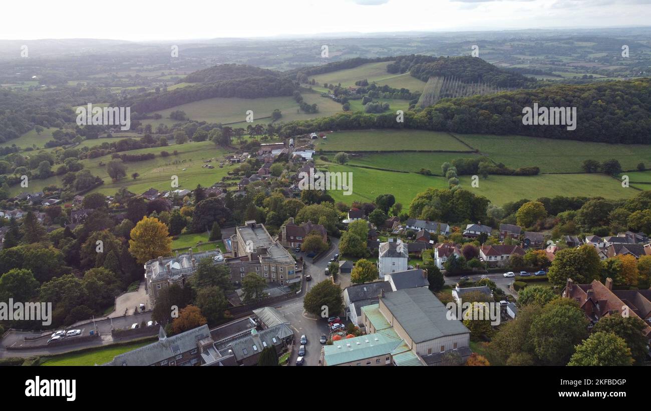 Aerial Shots of English Countryside Stock Photo - Alamy