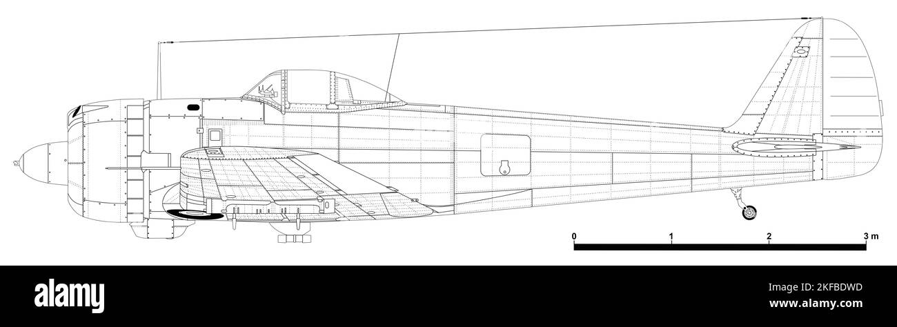 Nakajima Ki-43-II Hayabusa (Oscar Stock Photo - Alamy