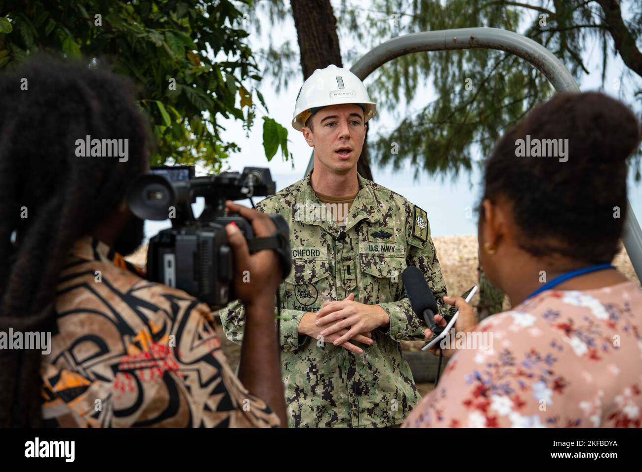 HONIARA, Solomon Islands (Sept. 2, 2022) – Lt.j.g. Charles Pitchford ...