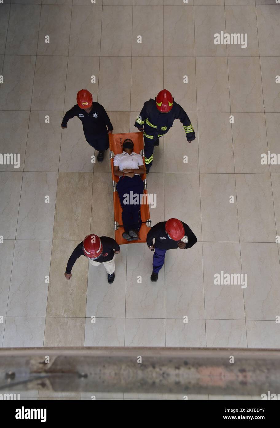 Guwahati, Guwahati, India. 17th Nov, 2022. State Disaster Respond Force ...