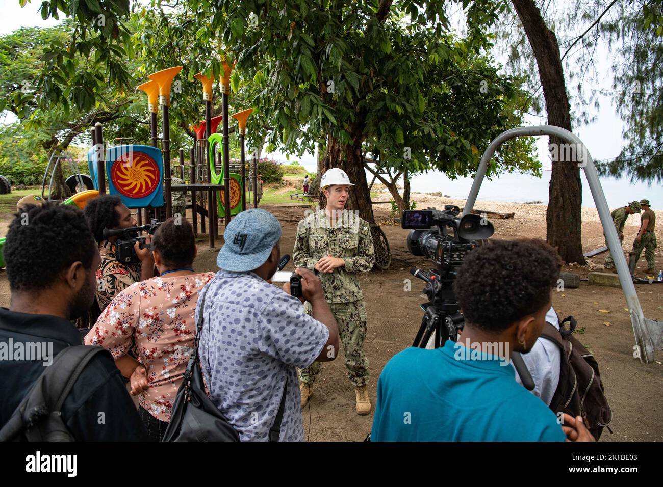 HONIARA, Solomon Islands (Sept. 2, 2022) – Lt.j.g. Charles Pitchford ...