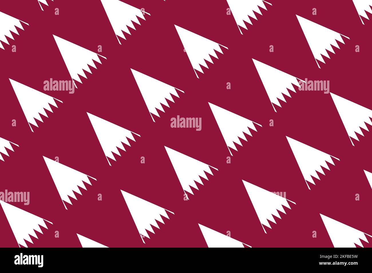 Geometric pattern in the colors of the national flag of Qatar. The ...