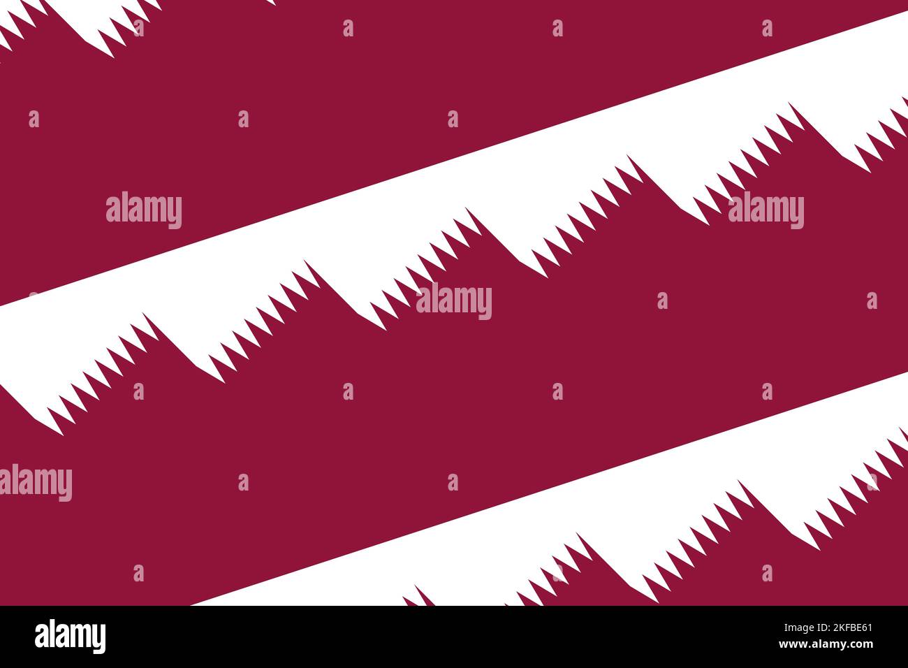 Geometric pattern in the colors of the national flag of Qatar. The ...