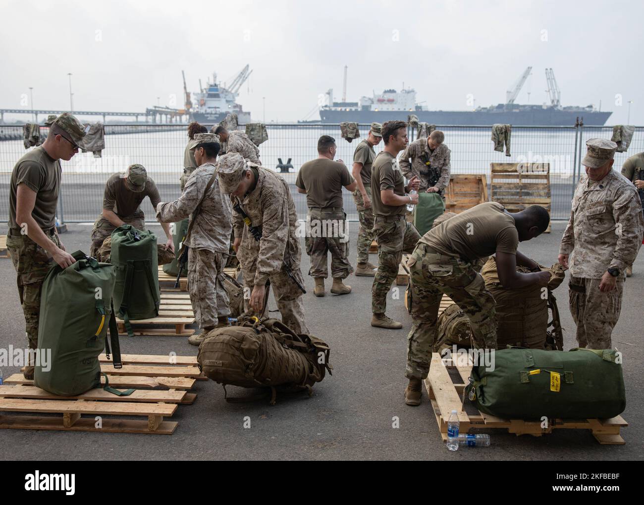 U.S. Army Soldiers with 133rd Military Police Company, inspect U.S ...