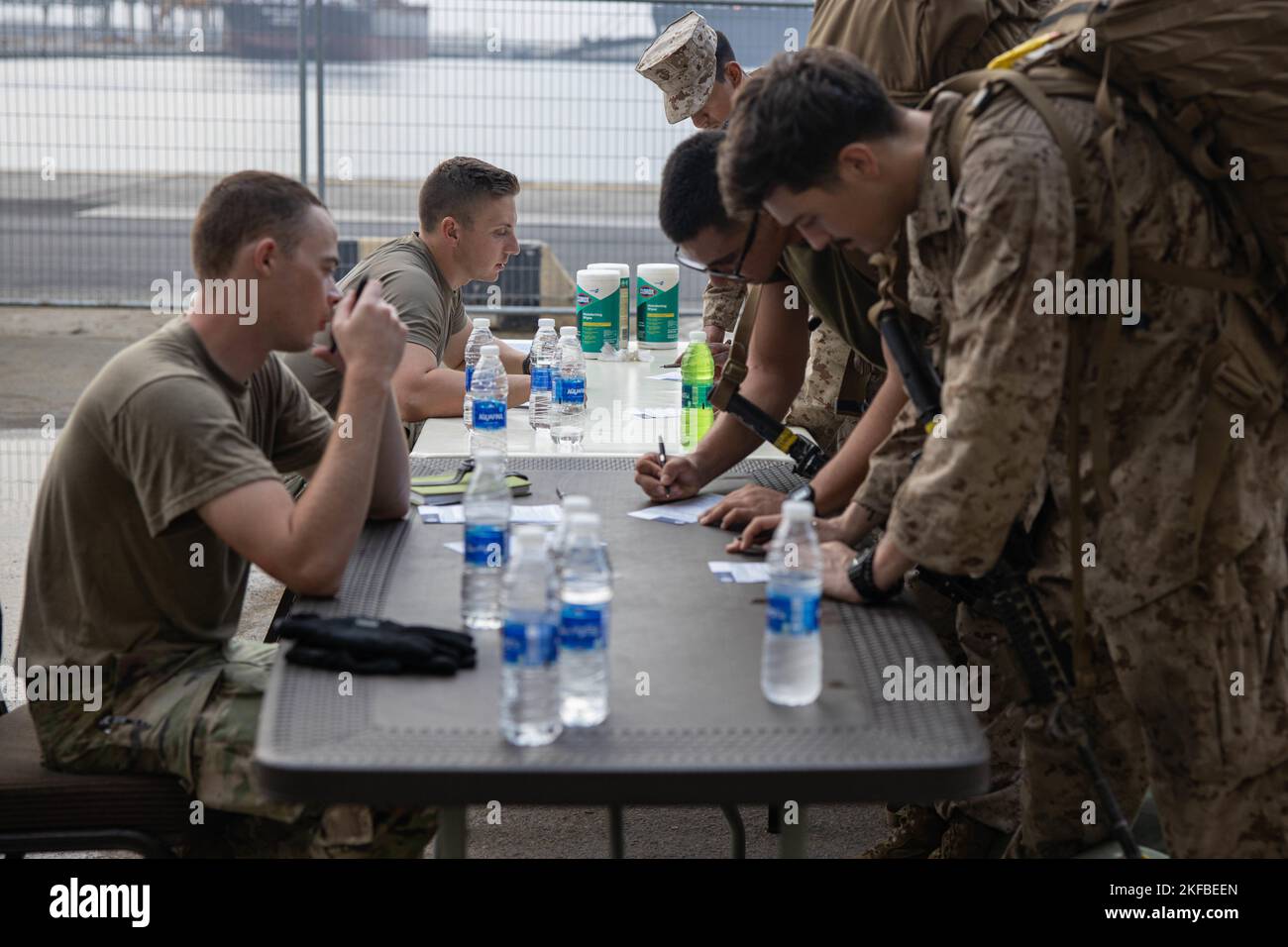 U.S. Marines and Sailors with Combat Logistics Regiment 1, 1st Marine ...