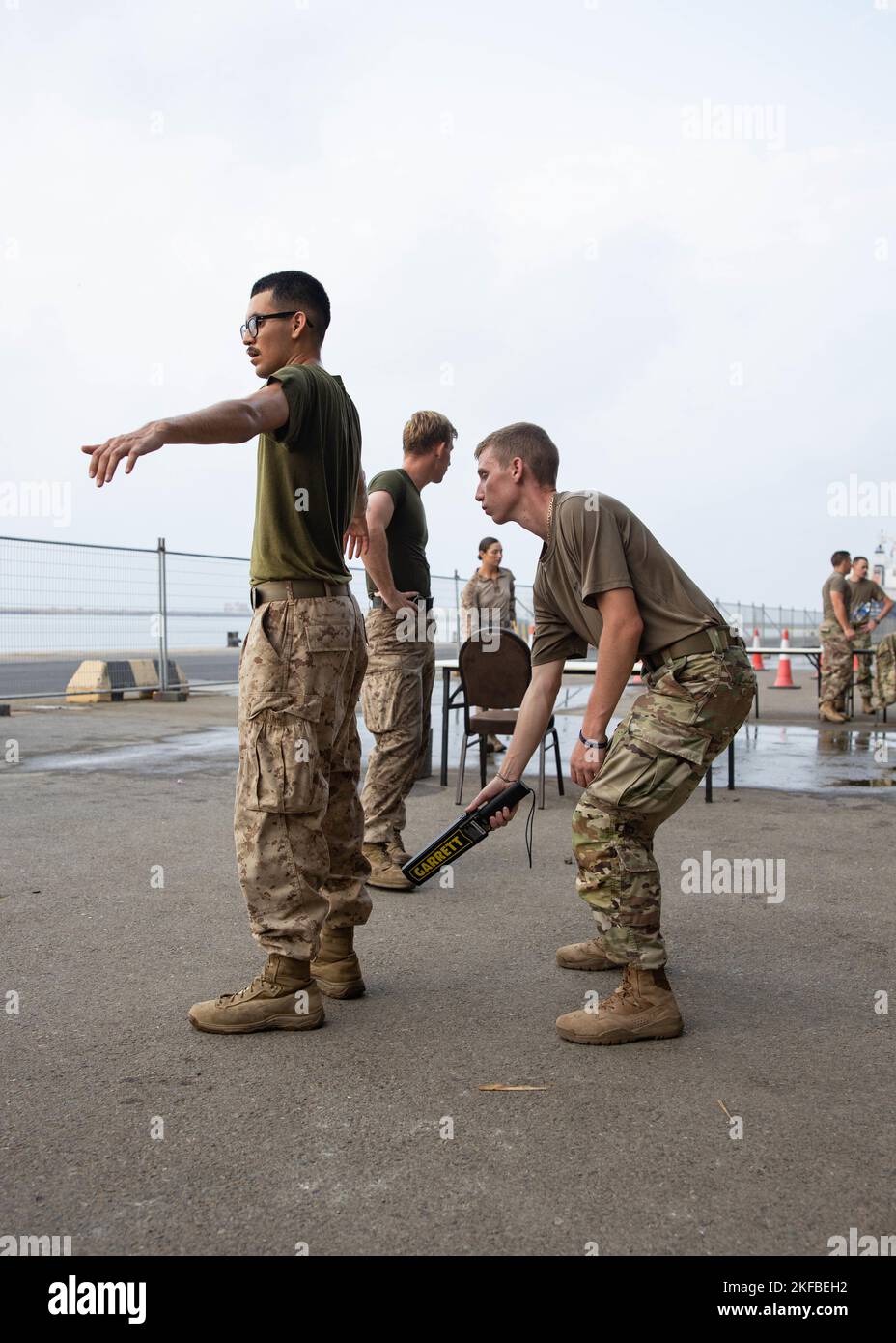 U.S. Army Spc. Joseph Hunter Tarte, a U.S. Central Command customs ...