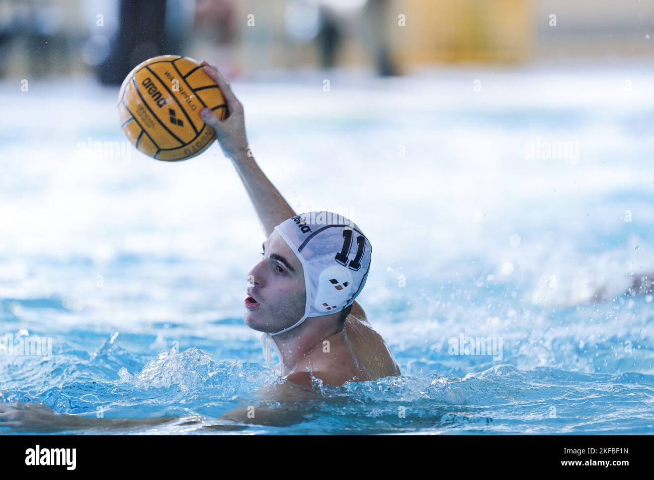 Polo Acquatico Frecciarossa, Rome, Italy, November 17, 2022, Matteo ...