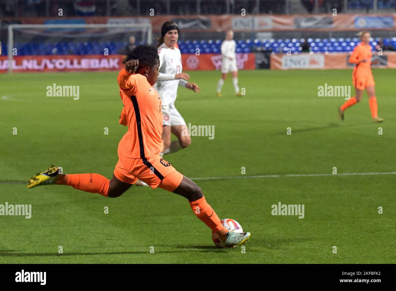 ZWOLLE - Lineth Beerensteyn of Holland scores the 2-0 during the ...