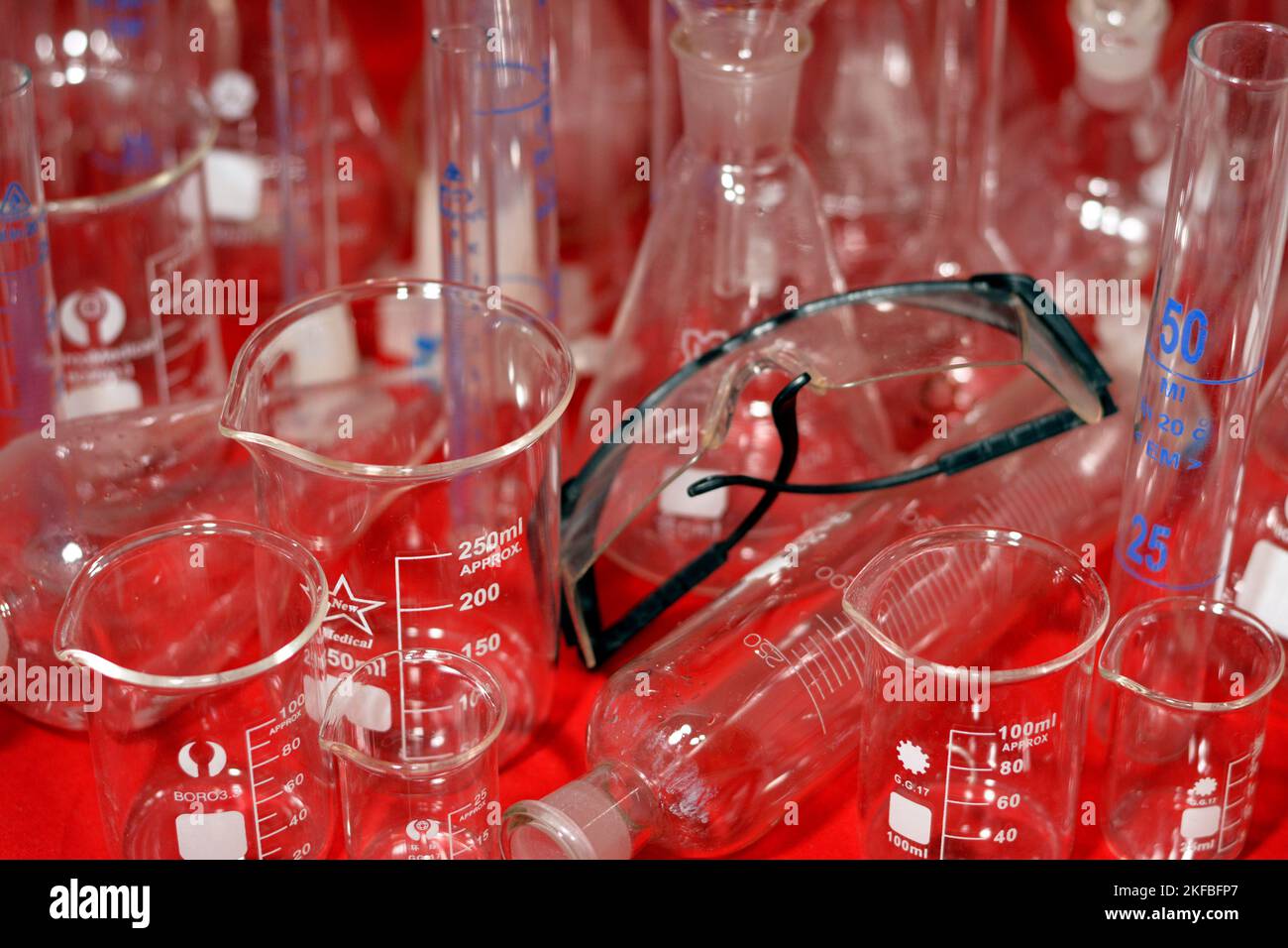 Cairo, Egypt, October 18 2022: A laboratory set of different equipment ... Cairo, Egypt, October 18 2022: A laboratory set of different equipment ...