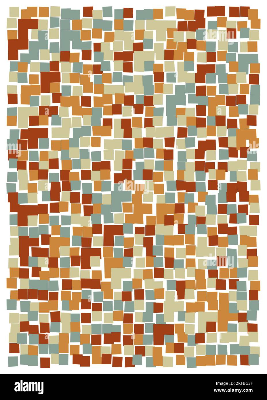 Abstract Offset Quads generative art background art illustration Stock ...