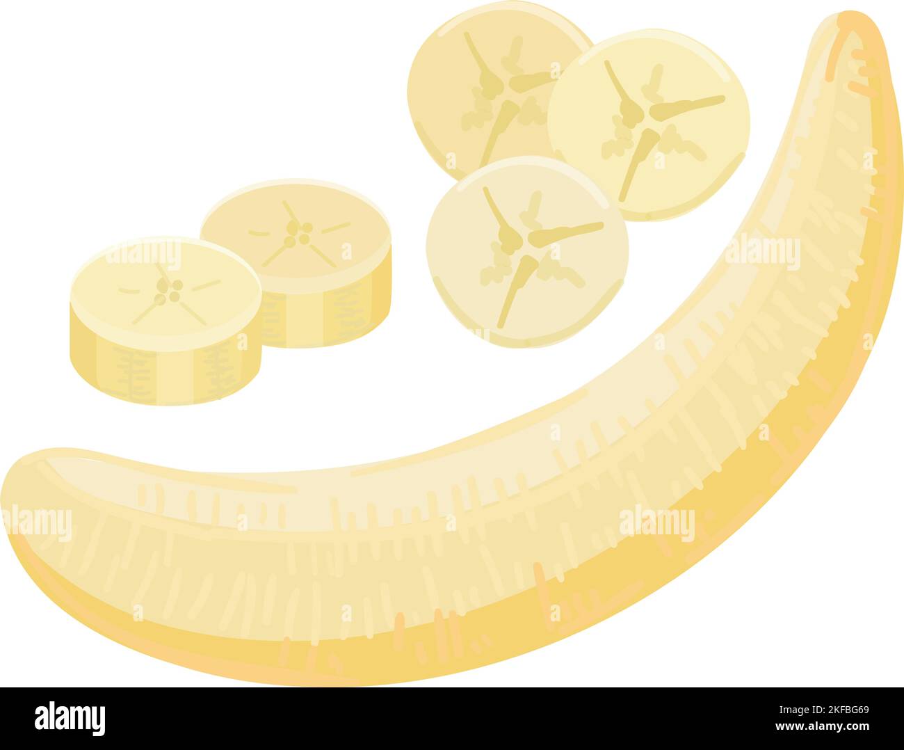 Clean banana icon cartoon Stock Vector Images - Alamy