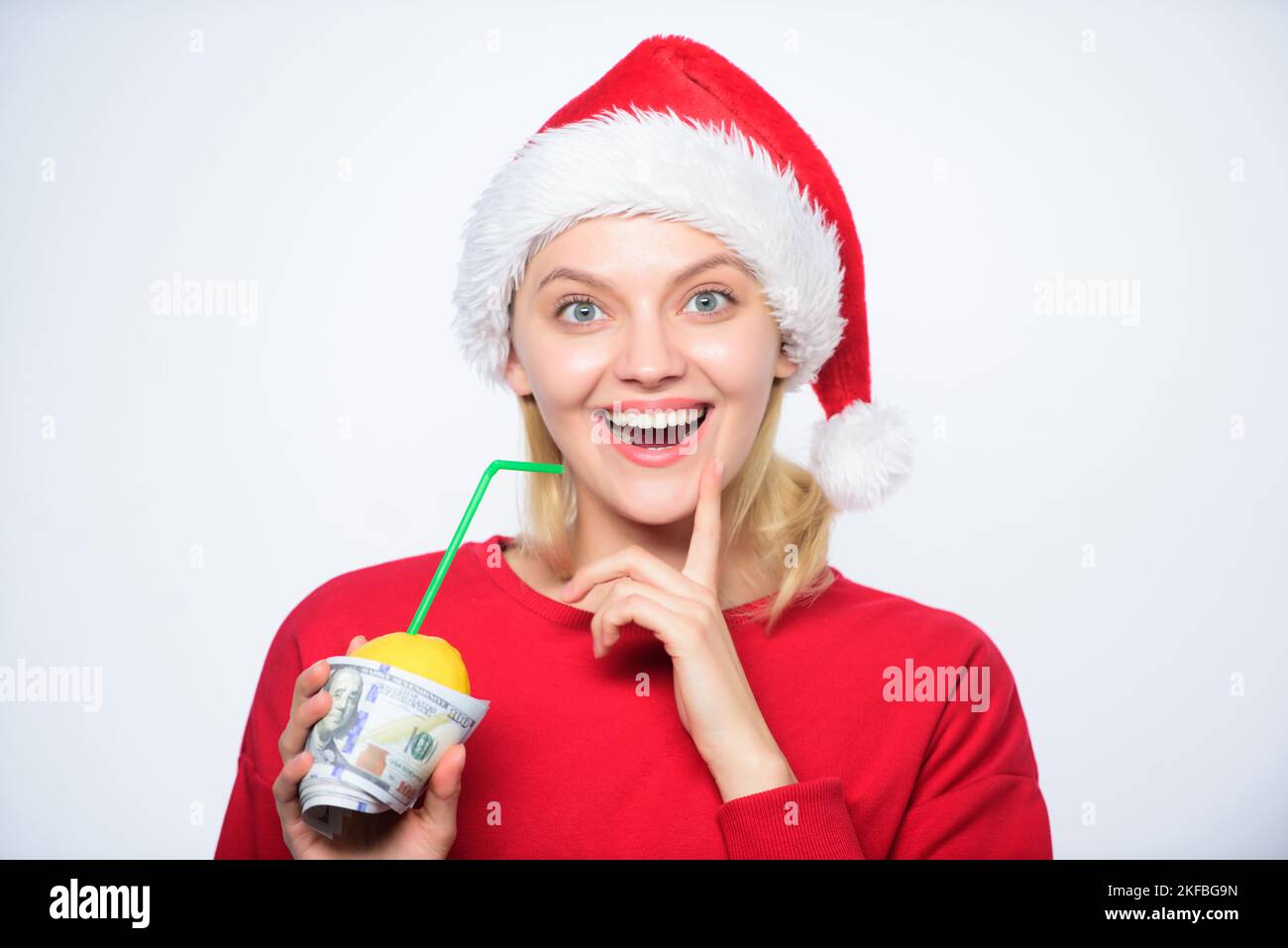 Fresh lemonade drink with straw. Symbol of wealth and richness. Lemon ...