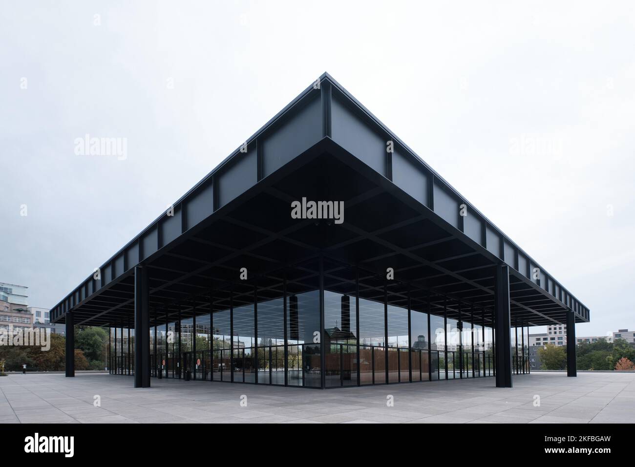 Berlin, Germany - Sept 2022: The New National Gallery at the ...