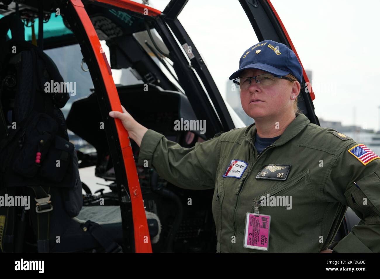 U.S. Coast Guard Lieutenant Commander Nicole Deem, the deputy executive ...