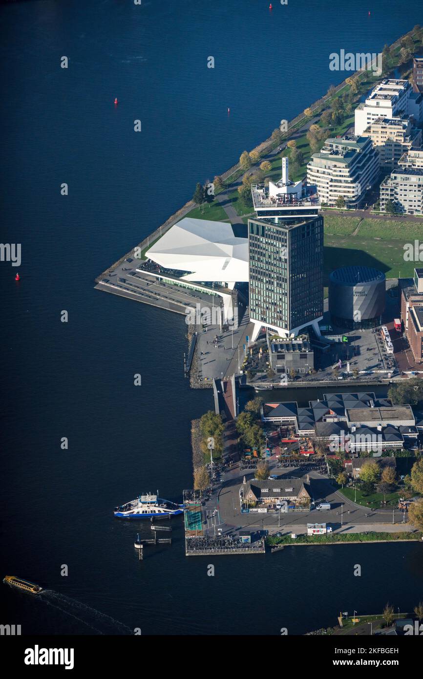 Aerial of A'DAM tower in Amsterdam The Netherlands Stock Photo - Alamy