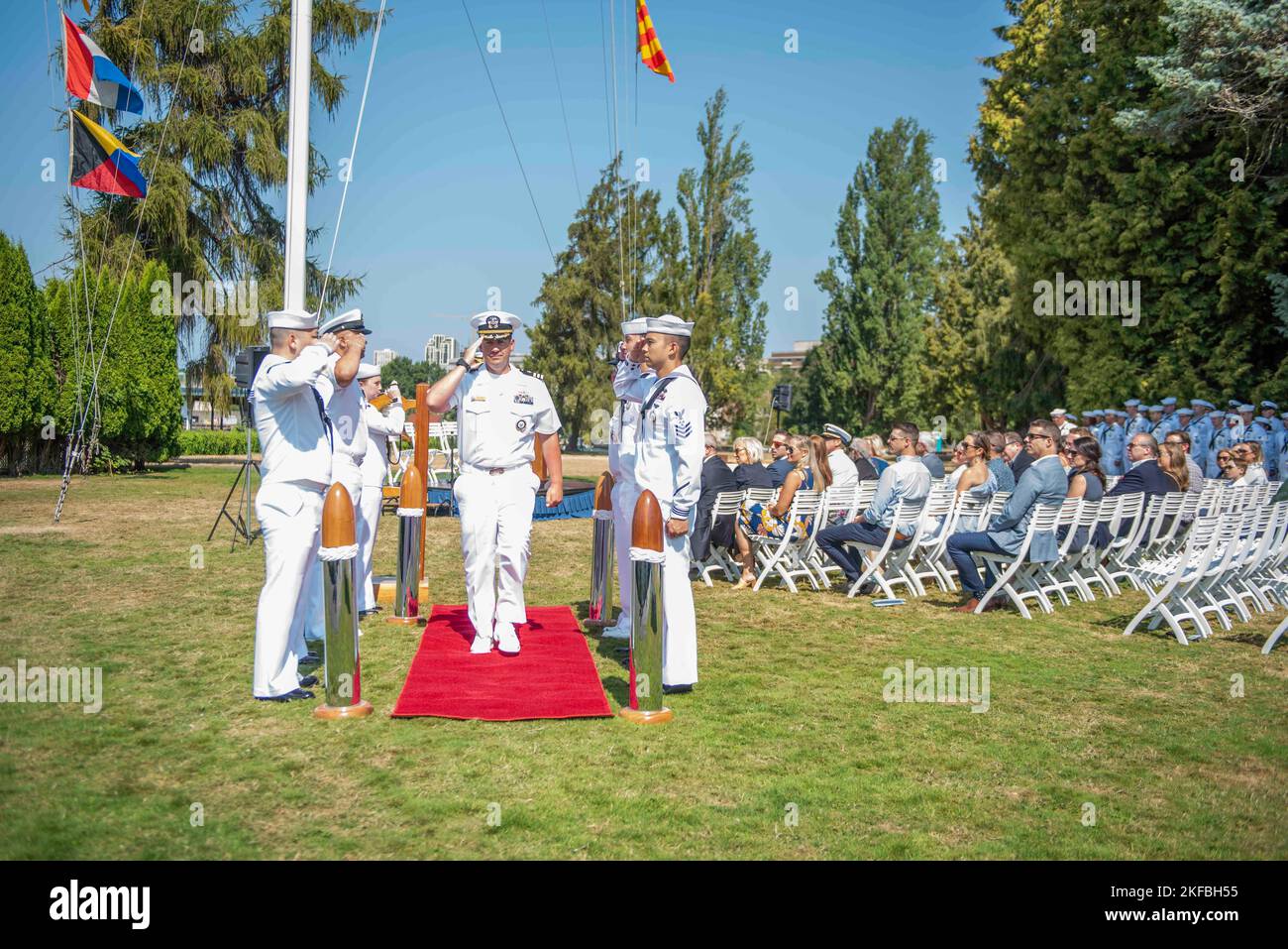 SEATTLE - Commander Clinton Blankenship, Commanding Officer of Navy Talent Acquisition Group ...