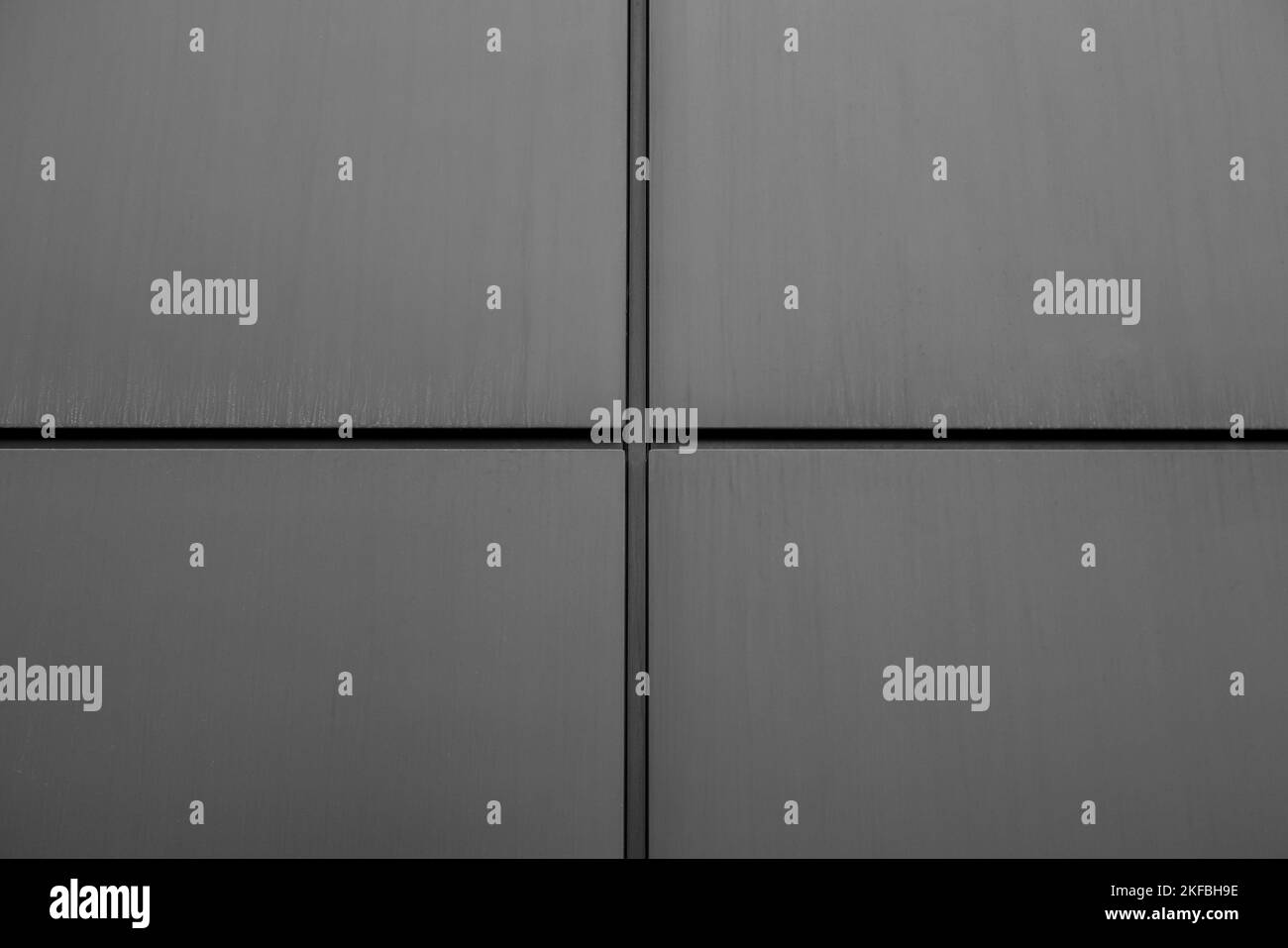 Fragment of a gray wall with a horizontal and vertical line in the ...