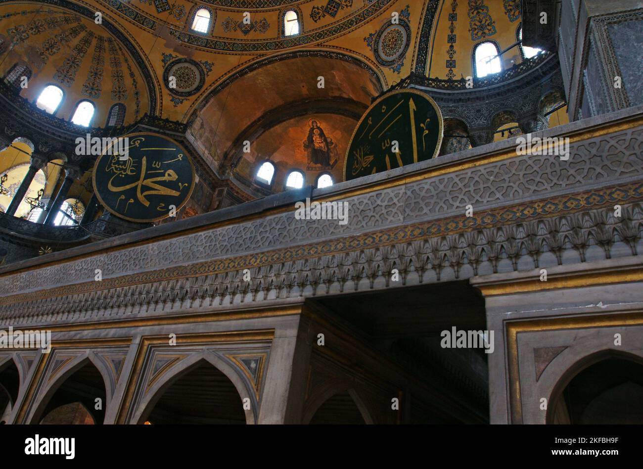 Located in Istanbul, Hagia Sophia is a church built in the 6th century ...