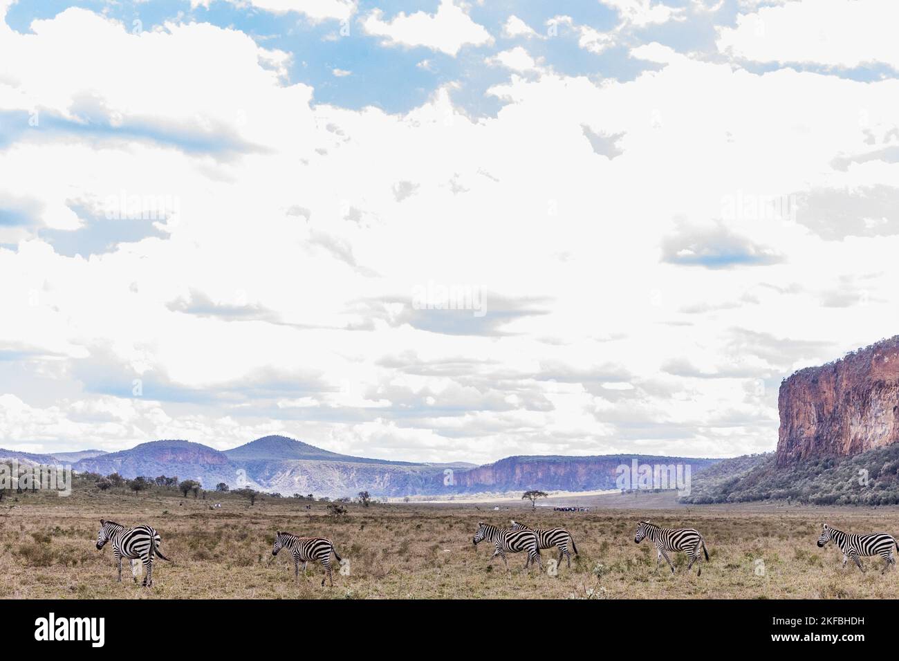 Hell's Gate National Park lies south of Lake Naivasha in Kenya, north ...