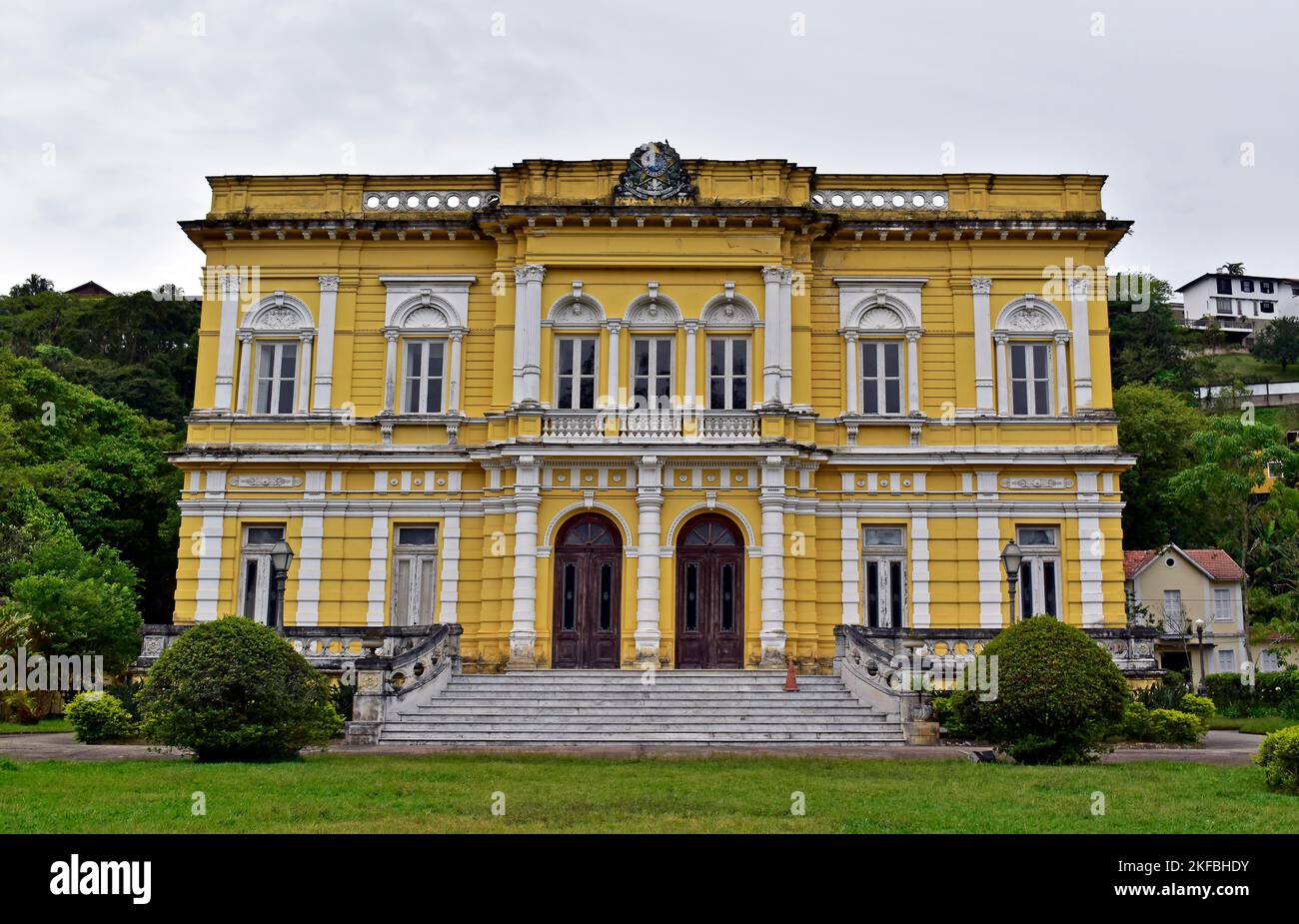 PETROPOLIS, RIO DE JANEIRO, BRAZIL - October 28, 2022: Rio Negro Palace ...