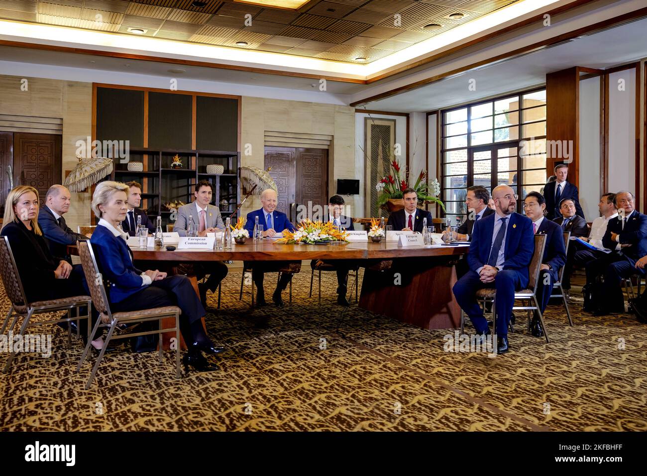 DENPASAR - Joe Biden President of the United (m), Prime Minister Mark ...