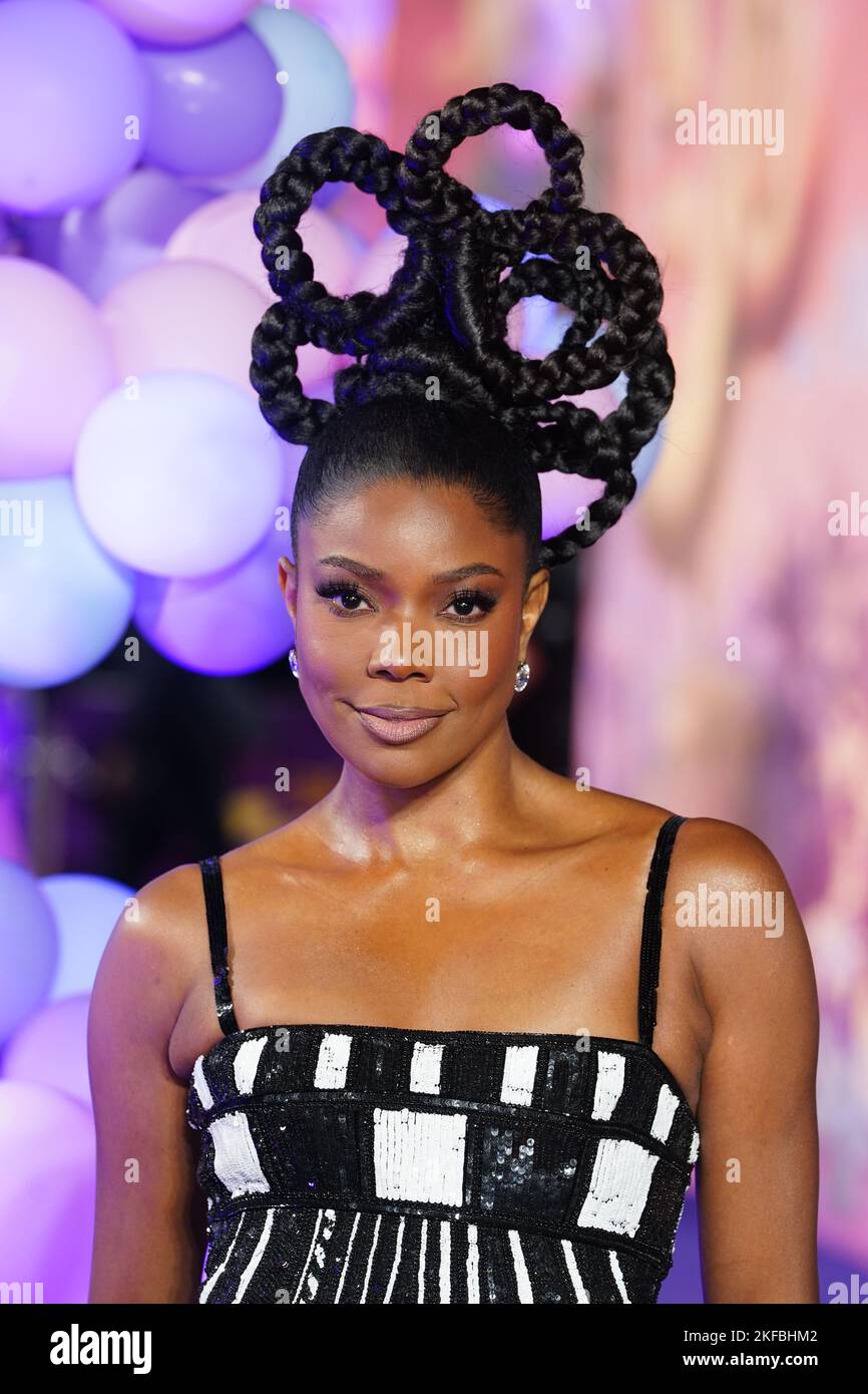 Gabrielle Union arrives at the UK premiere of Walt Disney Animation ...