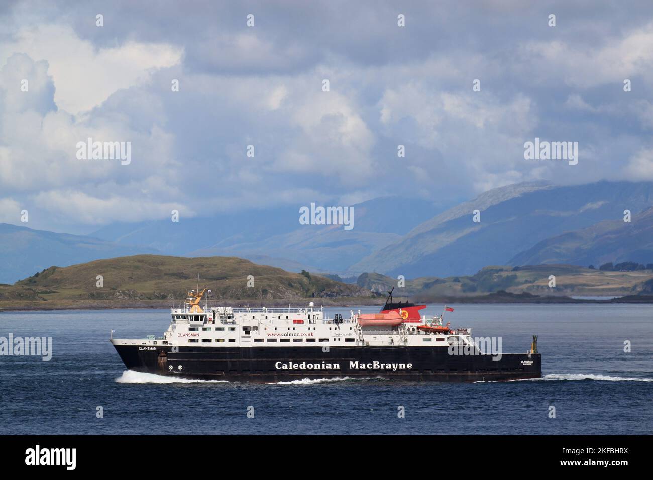 Car Ferry in Sound of Mull, Isle of Mull, Hebrides, Inner Hebrides ...