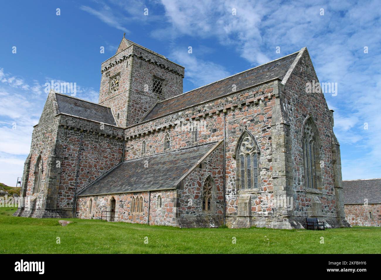 Iona Abbey, Pilgrimage Site on Iona, Hebrides, Inner Hebrides, Inner ...