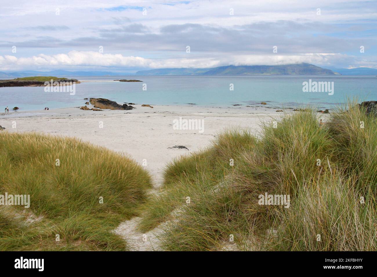 Traigh an t-Suidhe Beach, View from the Dunes, Iona, Hebrides, Inner ...