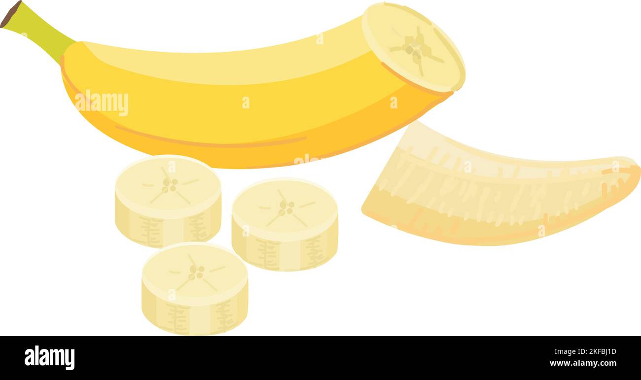 Eco banana icon cartoon vector. Fruit peel Stock Vector Image & Art - Alamy