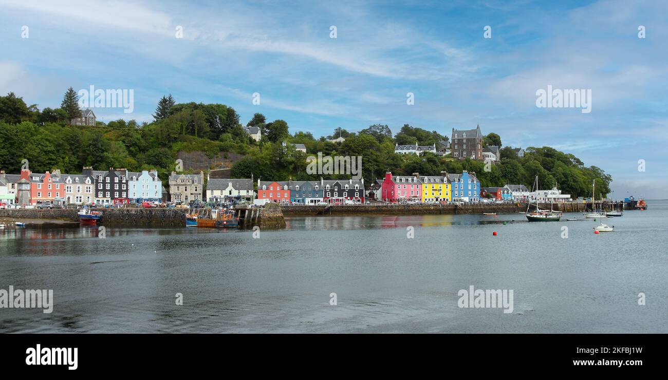 Tobermory Bay, Mull, Isle of Mull, Hebrides, Inner Hebrides, Inner ...