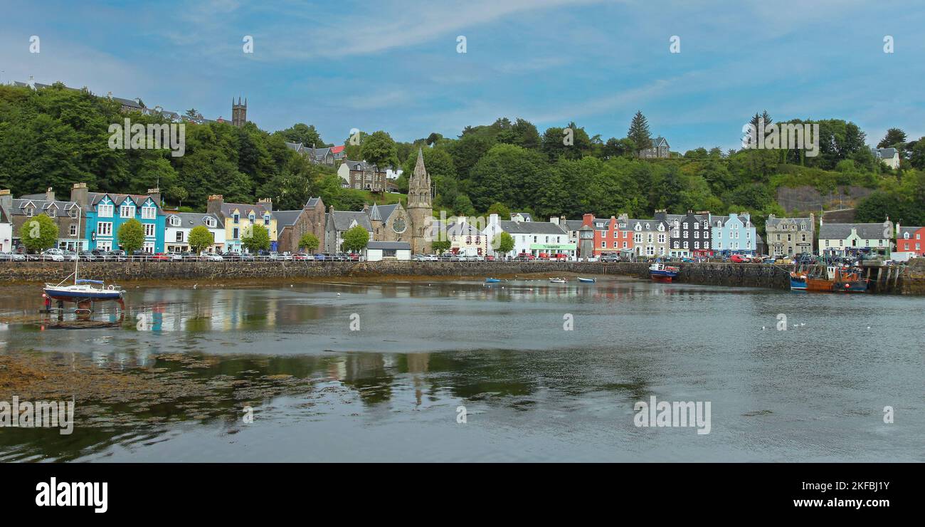Colourful Tobermory, Mull, Isle of Mull, Hebrides, Inner Hebrides ...
