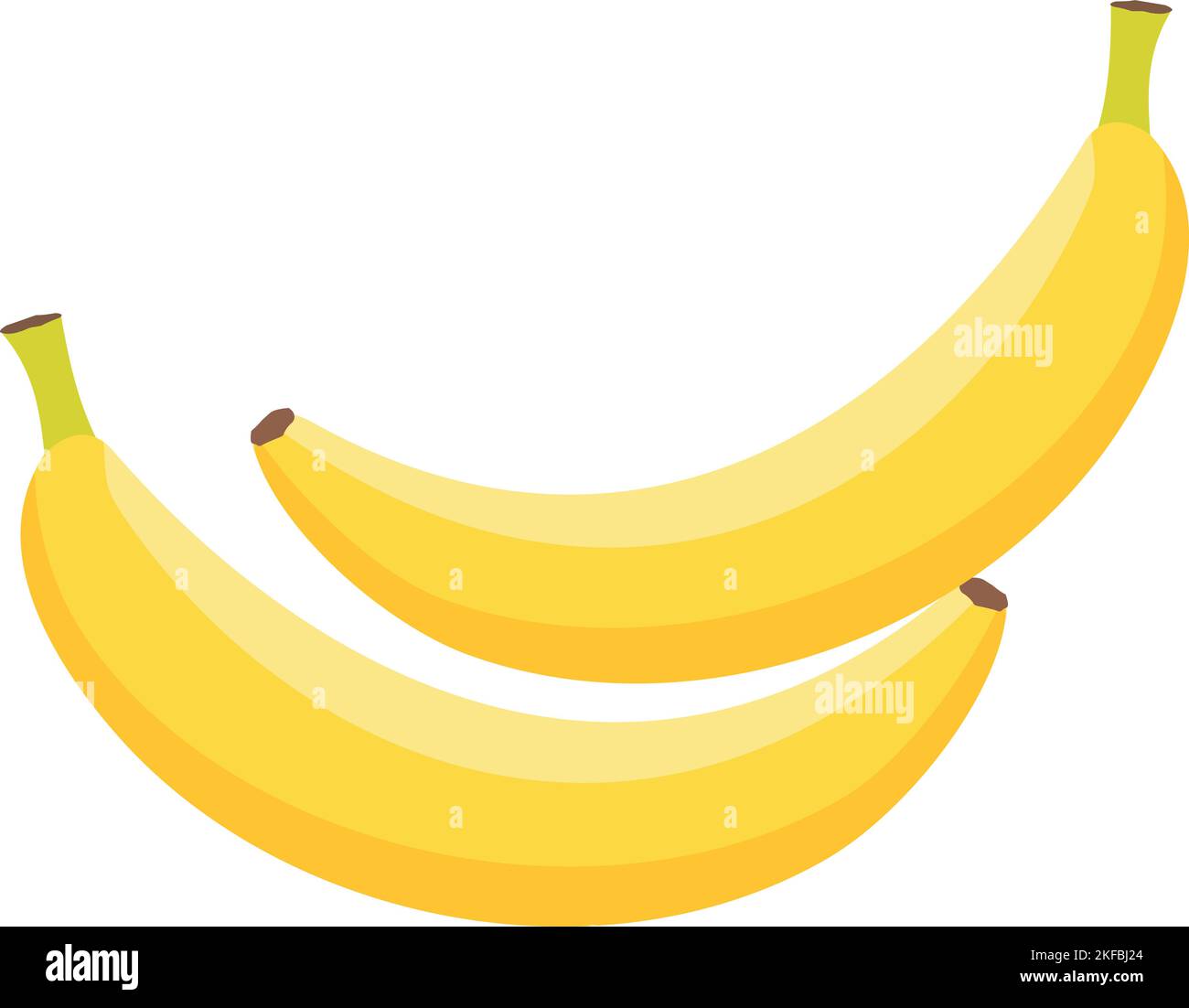 Banana fruit icon cartoon vector. Peel bunch Stock Vector Image & Art ...