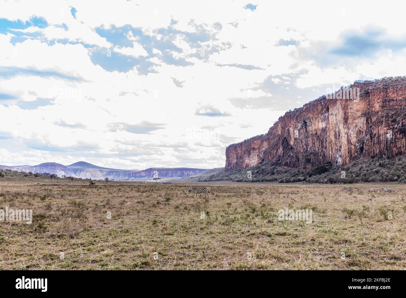 Hell's Gate National Park lies south of Lake Naivasha in Kenya, north ...