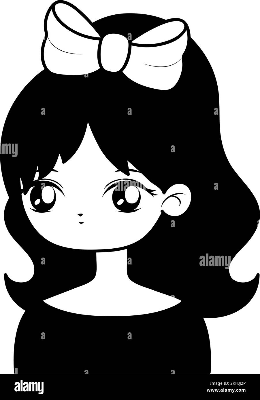 anime lady design Stock Vector Image & Art - Alamy