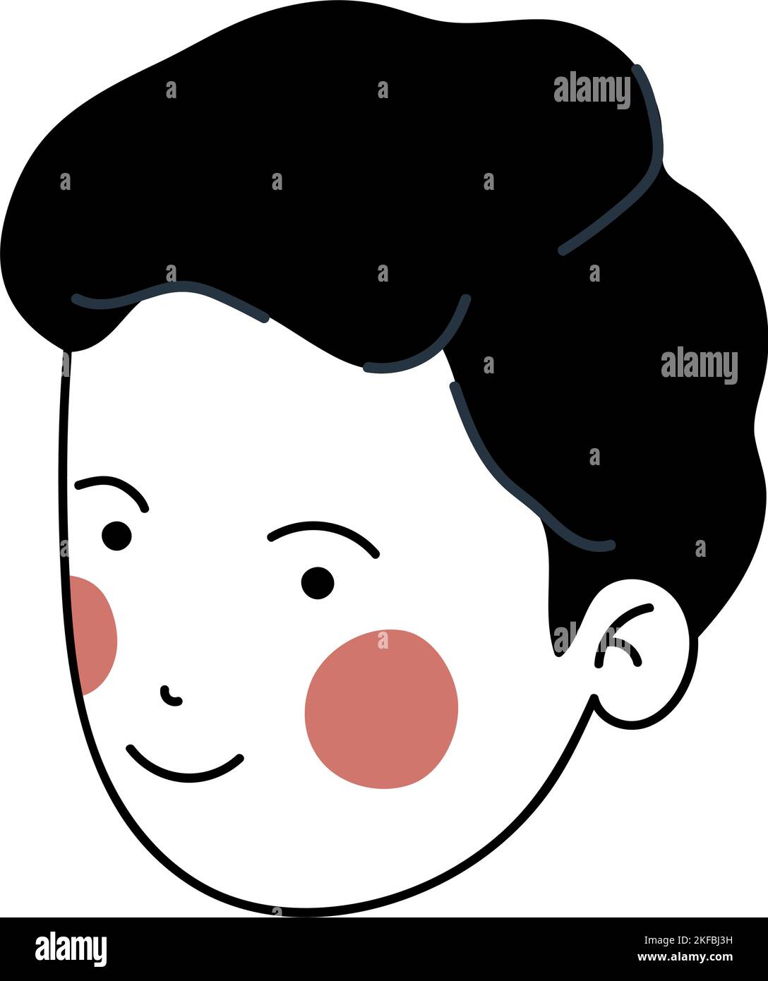 nice man face Stock Vector Image & Art - Alamy