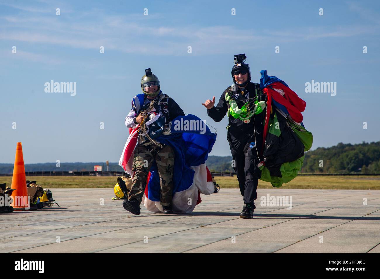From left, U.S. Marine Corps 1st Sgt. Michael A. Flor, the first ...