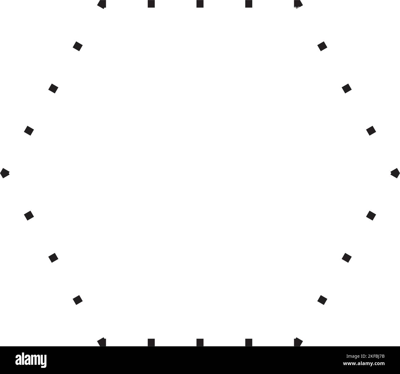 Hexagon shape dotted symbol vector icon for creative graphic design ui ...