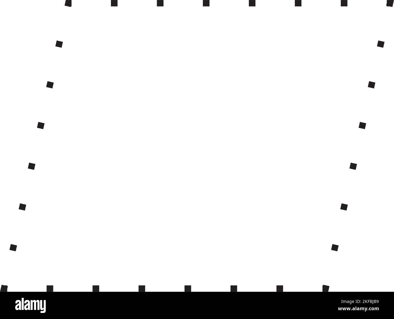 Parallelogram shape dotted symbol vector icon for creative graphic ...