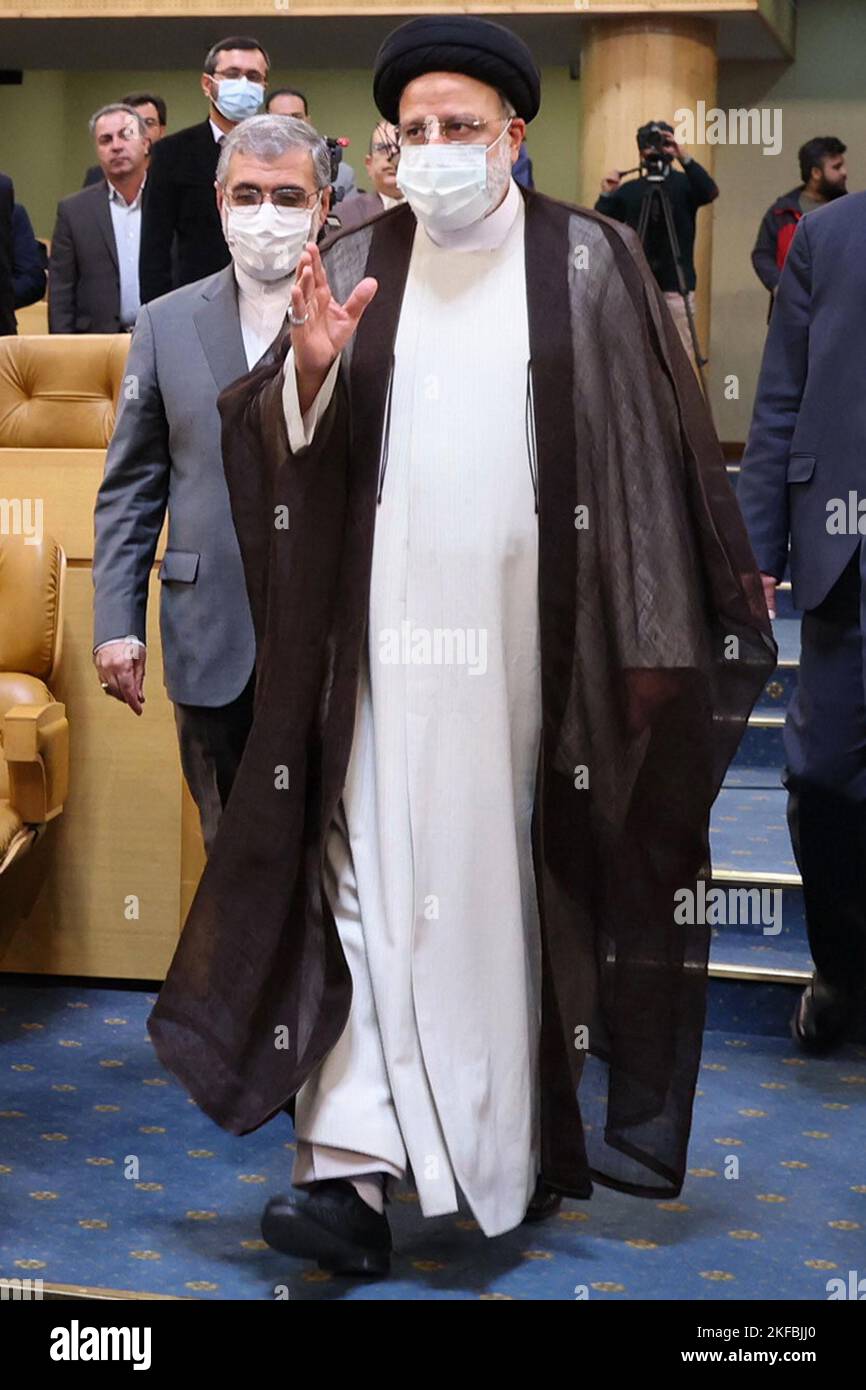 Tehran, Tehran, Iran. 17th Nov, 2022. Iranian President EBRAHIM RAISI ...