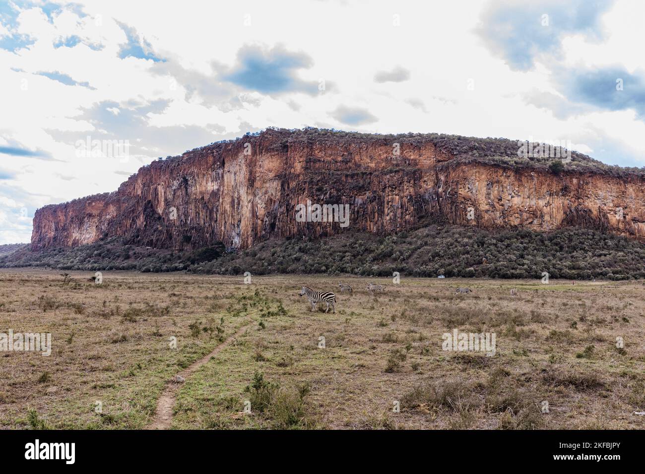Hell's Gate National Park lies south of Lake Naivasha in Kenya, north ...