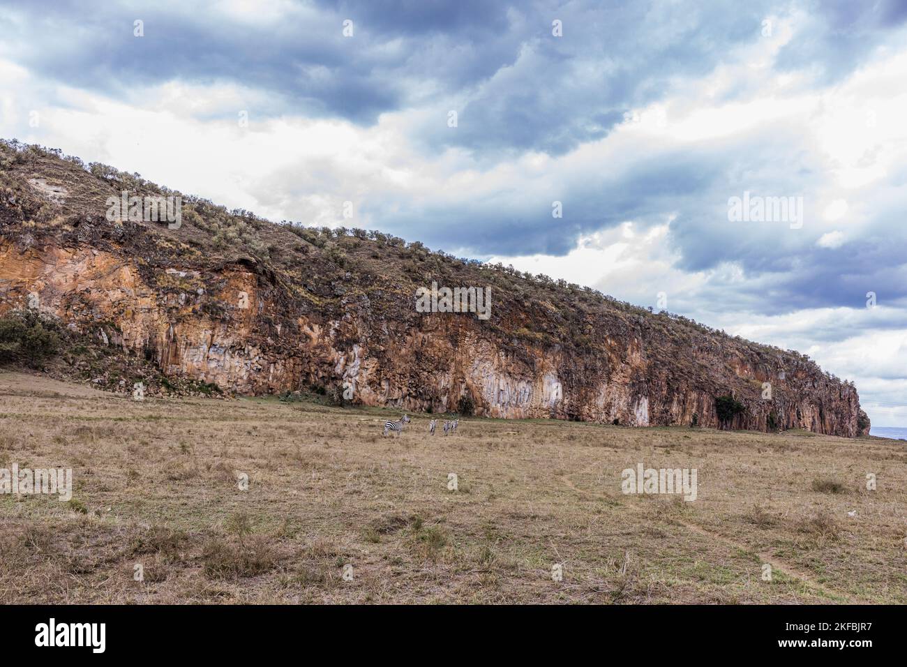 Hell's Gate National Park lies south of Lake Naivasha in Kenya, north ...
