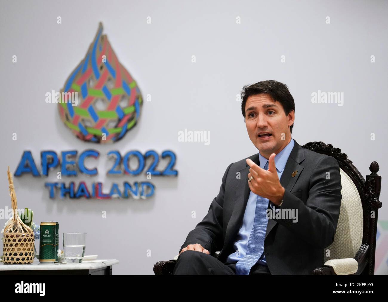 November 17, 2022, Bangkok, Thailand: Prime Minister JUSTIN TRUDEAU ...