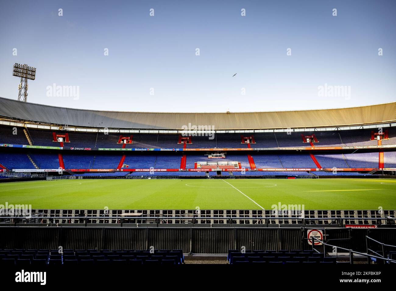 ROTTERDAM - Stadium De Kuip. The zoning plan for Feyenoord City planned ...