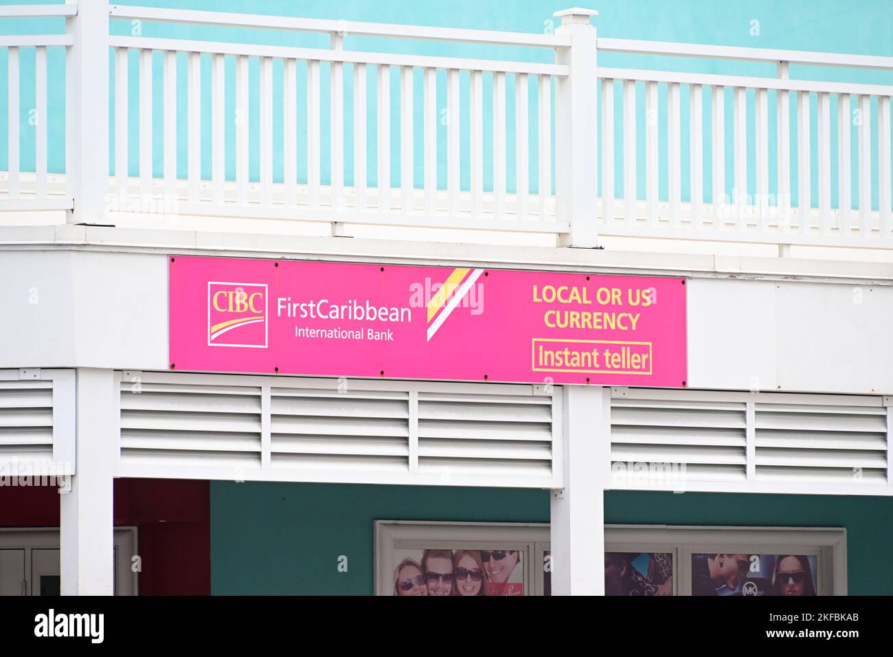 Nassau, Bahamas. 11th Nov, 2022. Sign over the door to the First ...